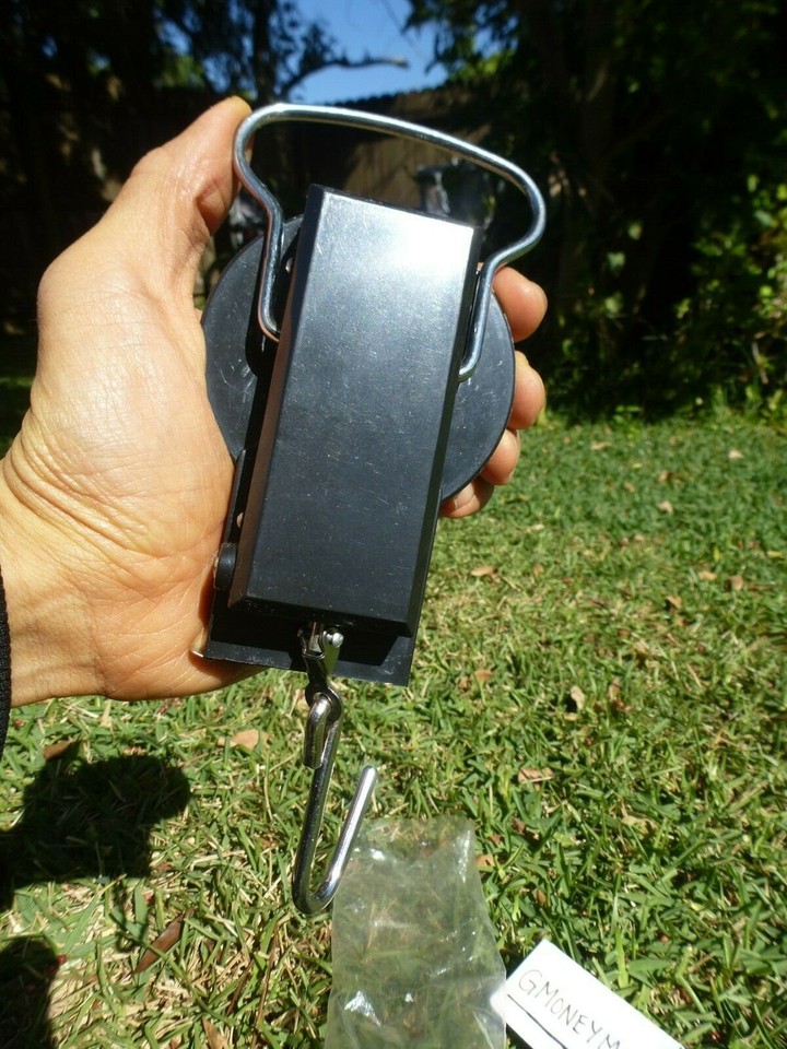 HANGING WEIGHT SCALE (w/ Tape Measure) up to 50 LBS LUGGAGE - TRAVEL ...