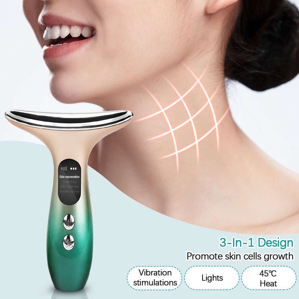 Face Neck Lifting Beauty Device LED Photon Therapy Skin Tightening | eBay