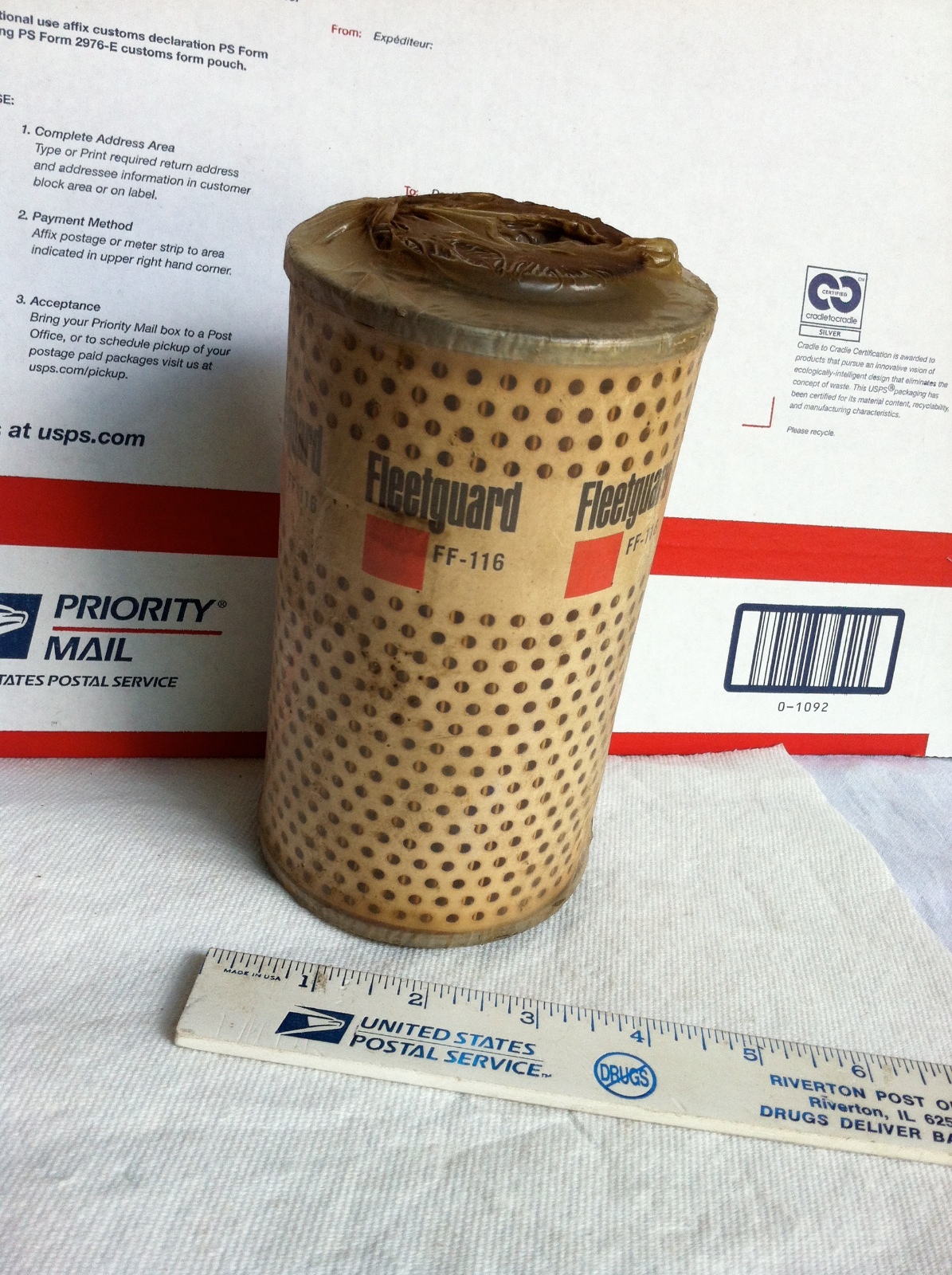 Caterpillar, Fleetguard filter, PN FF-116. Item: 1311 | eBay