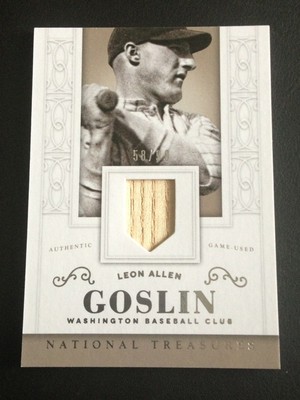 2014 PANINI NATIONAL TREASURES LEON ALLEN GOOSE GOSLIN GU BAT 58/99 | eBay
