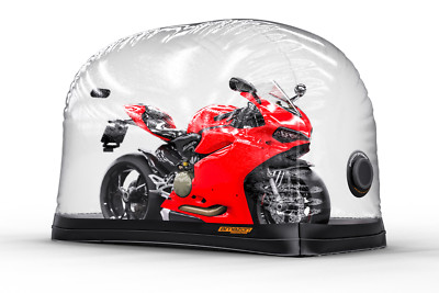 Inflatable Indoor Storage Motorcycle Capsule Bubble Cover 86" Dust ...