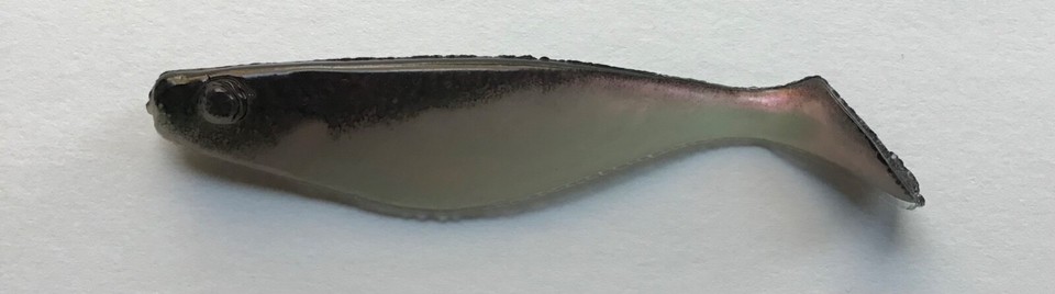 4” Shads, Sassy Shad, Swimbait, Umbrella Rigs , Stripers, (20) Black ...