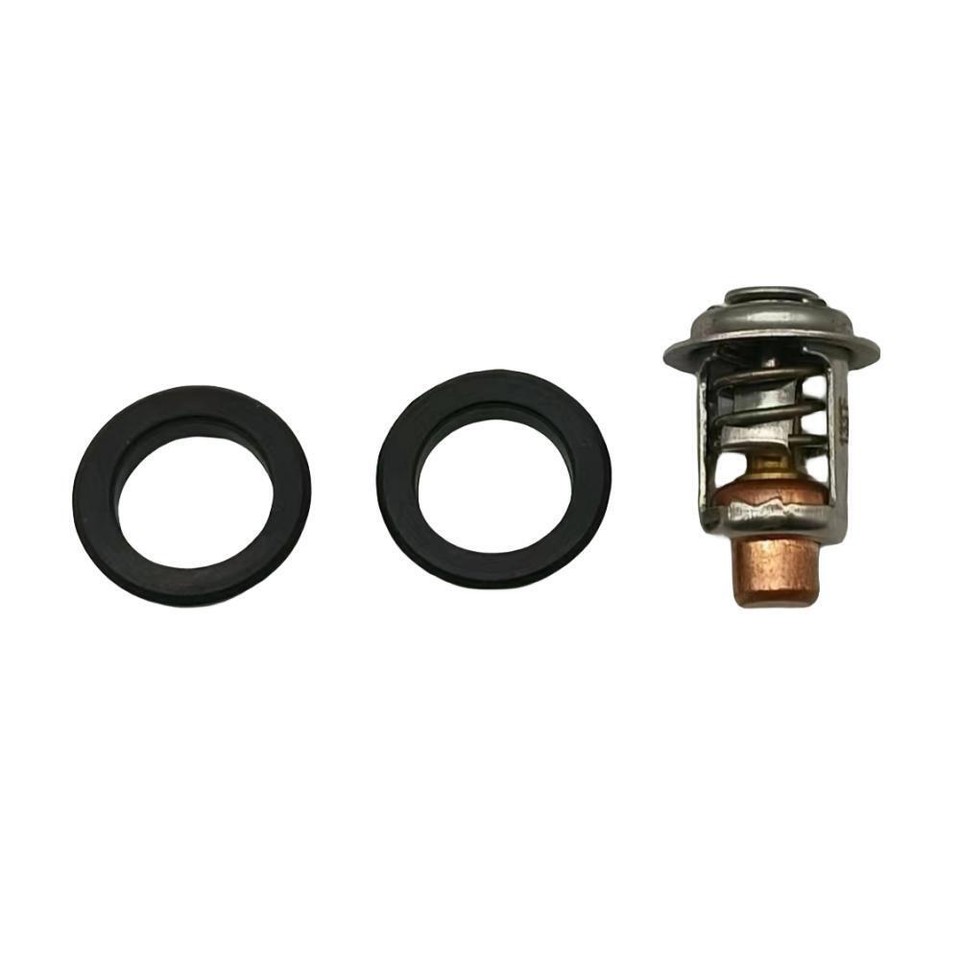 130°F Thermostat & 2 Seals for Chrysler Force 35 40 45 50 55 HP ...