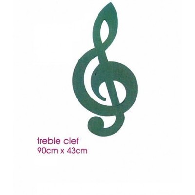 TREBLE CLEF OASIS FOAM FUNERAL MEMORIAL TRIBUTE FLORAL 2471 | eBay UK