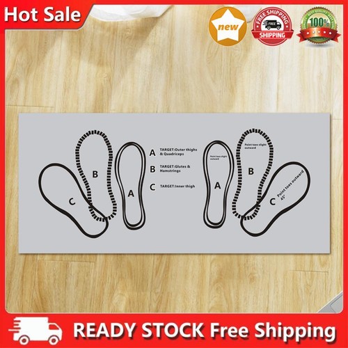 Squat Stance Guide Mat Non-Slip Squat Foot Placement Mat Training Hip ...