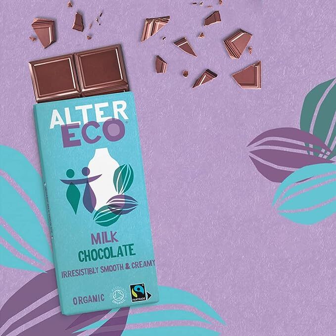 AlterEco AlterEco Organic Milk Chocolate 100g-4 Pack | eBay