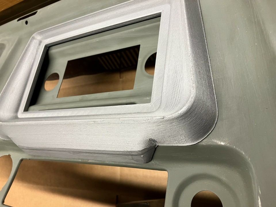 1967-1972 Chevrolet C10 Truck, K5 Blazer & GMC Double DIN Radio Bezel ...