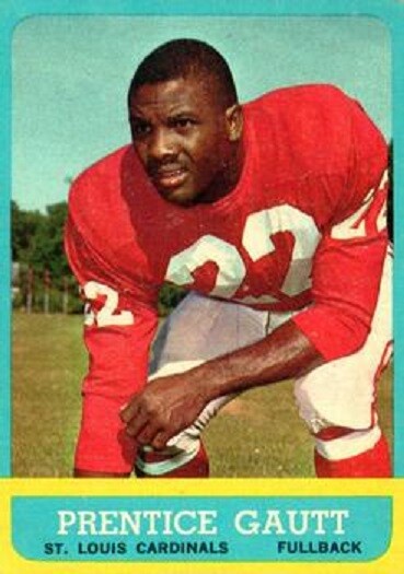 1963 TOPPS Vintage Football Card #150 - Prentice Gautt, St. Louis ...
