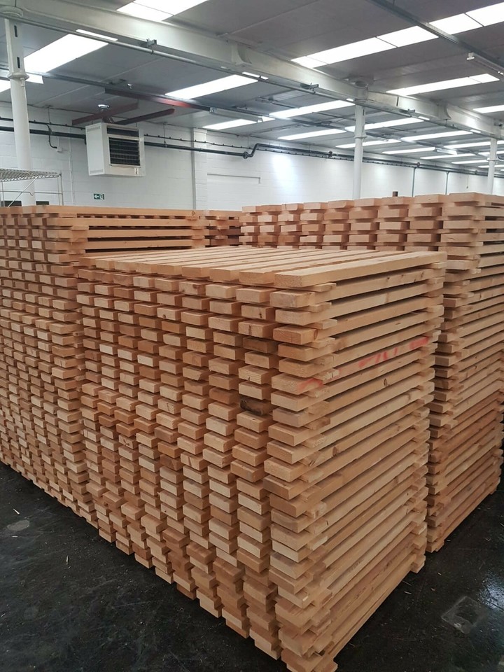 Pallet Racking Slatted Decking Boards Wood 900mm x 1320mm | eBay UK