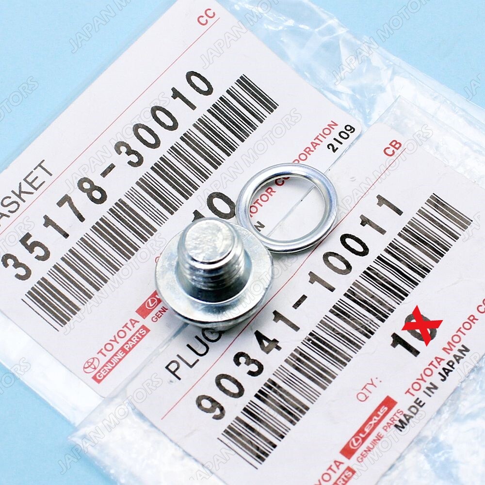 Toyota Oem Drain Plug Transmission Drain Plug 90341-18057 For Toyota ...