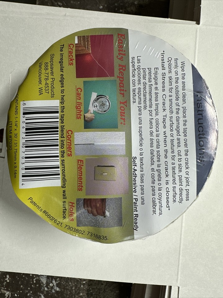 Stress Crack Tape 30’x 1.25” Roll. USA Made Since 1999. | eBay