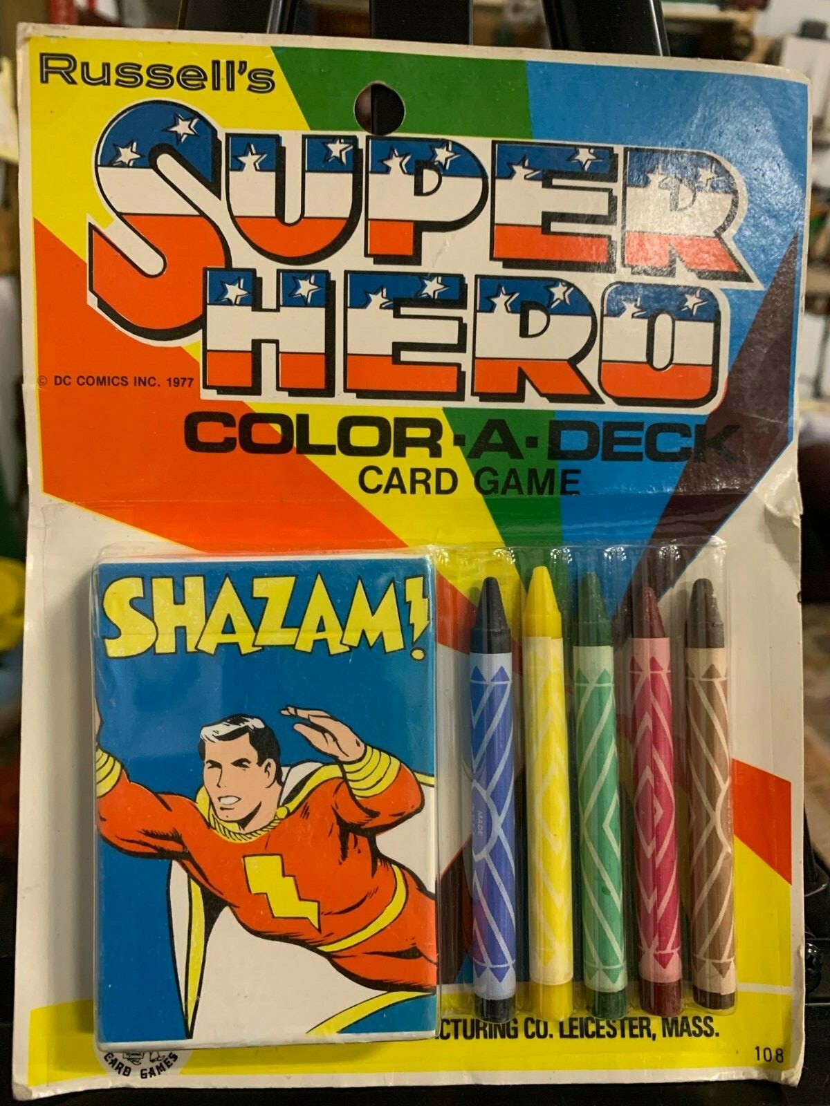 Rare Vintage 1977 DC Comics Shazam! Card Game MOC MIP NRFB Comics | eBay