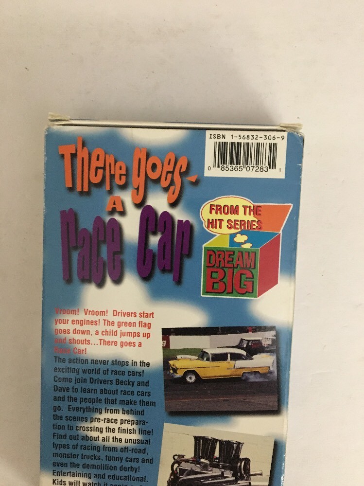 There Goes A Race Car(VHS 1994)TESTED-RARE VINTAGE COLLECTIBLE-SHIPS N ...