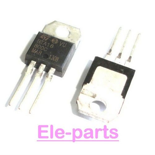 10 PCS BTA16-800C TO-220 BTA16-800 6A 800V Triacs Transistor Chip | eBay