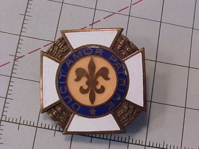 ORIG WWII US 102ND QUARTERMASTER REGIMENT DUI INSIGNIA - SCREWBACK ...