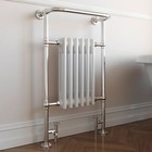 Traditional Heated Towel Rail Radiator Victorian Column Bathroom Rack ...