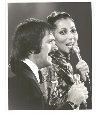 POP & Entertainment Due SONNY & CHER Singing Performance 1960s Press ...