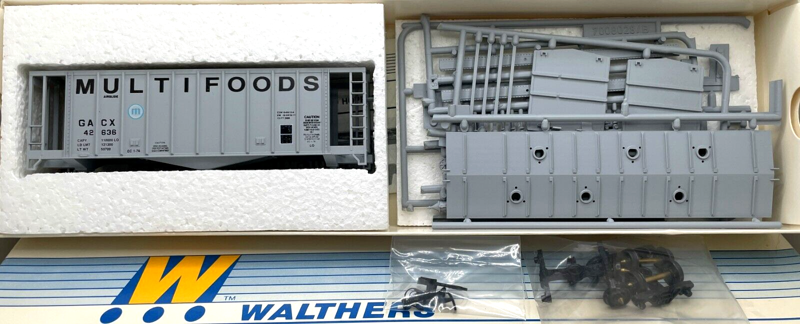 HO WALTHERS 932-4606 SINGLE BAY AIRSLIDE HOPPER KIT MULTIFOODS GACX 42636 | eBay