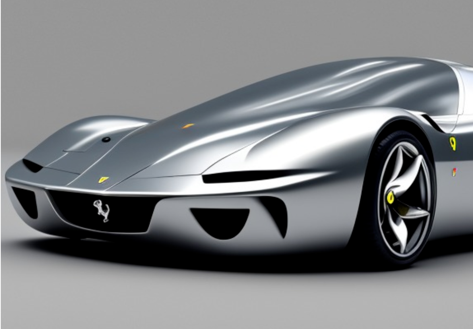 FERRARI Race Car Racing Hypercar Concept Custom Built LARGE 1:12SCALE ...