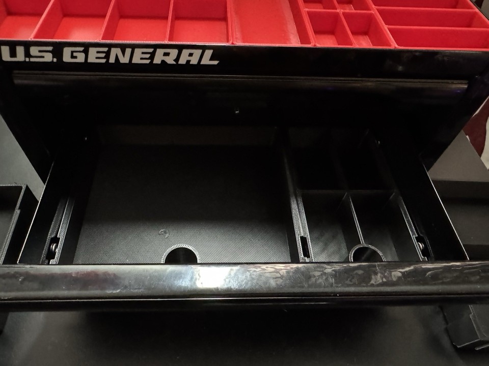 US General Harbor Freight Mini Toolbox Bins. 4 Top, 5 Middle, 4 Bottom ...