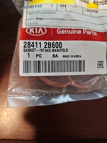 28411 2B600 OEM BRAND NEW KIA INTAKE MANIFOLD GASKET | eBay