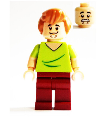 Lego Shaggy Rogers 75900 71206 75901 Closed Mouth Scooby-Doo Minifigure ...