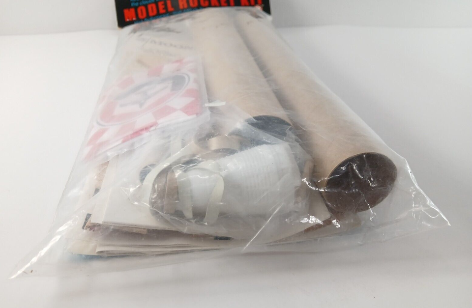 Vintage MRC MOONBLASTER Flying Model Rocket Kit NEW & FACTORY SEALED ...