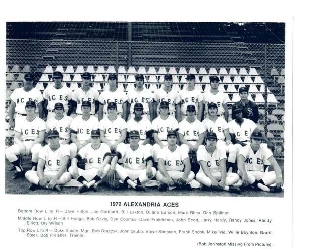 1972 ALEXANDRIA ACES 8X10 TEAM PHOTO DUKE SNIDER BASEBALL LOUISANA USA ...
