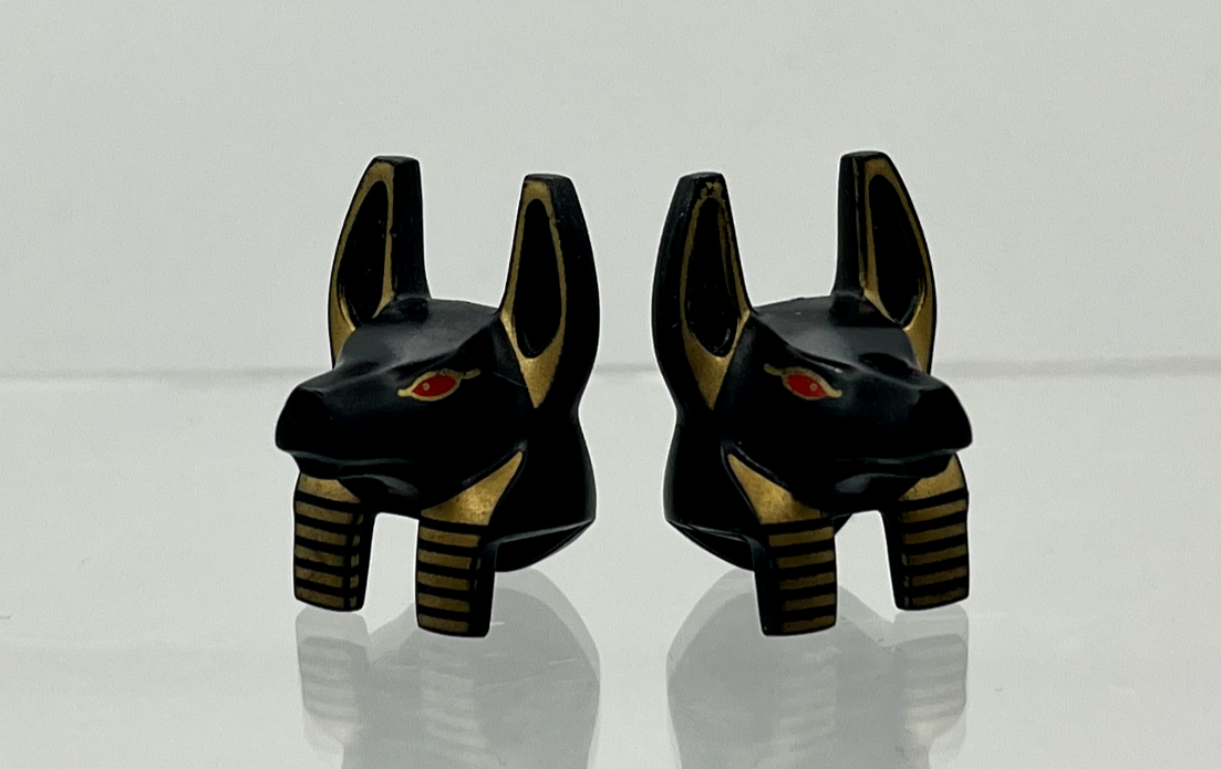 Lego Minifigure Head 93248pb01 From Anubis Guard pha008 X2 | eBay