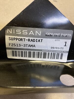 NEW Genuine Nissan 2013-2018 Altima Radiator Core Support Upper Left LH ...