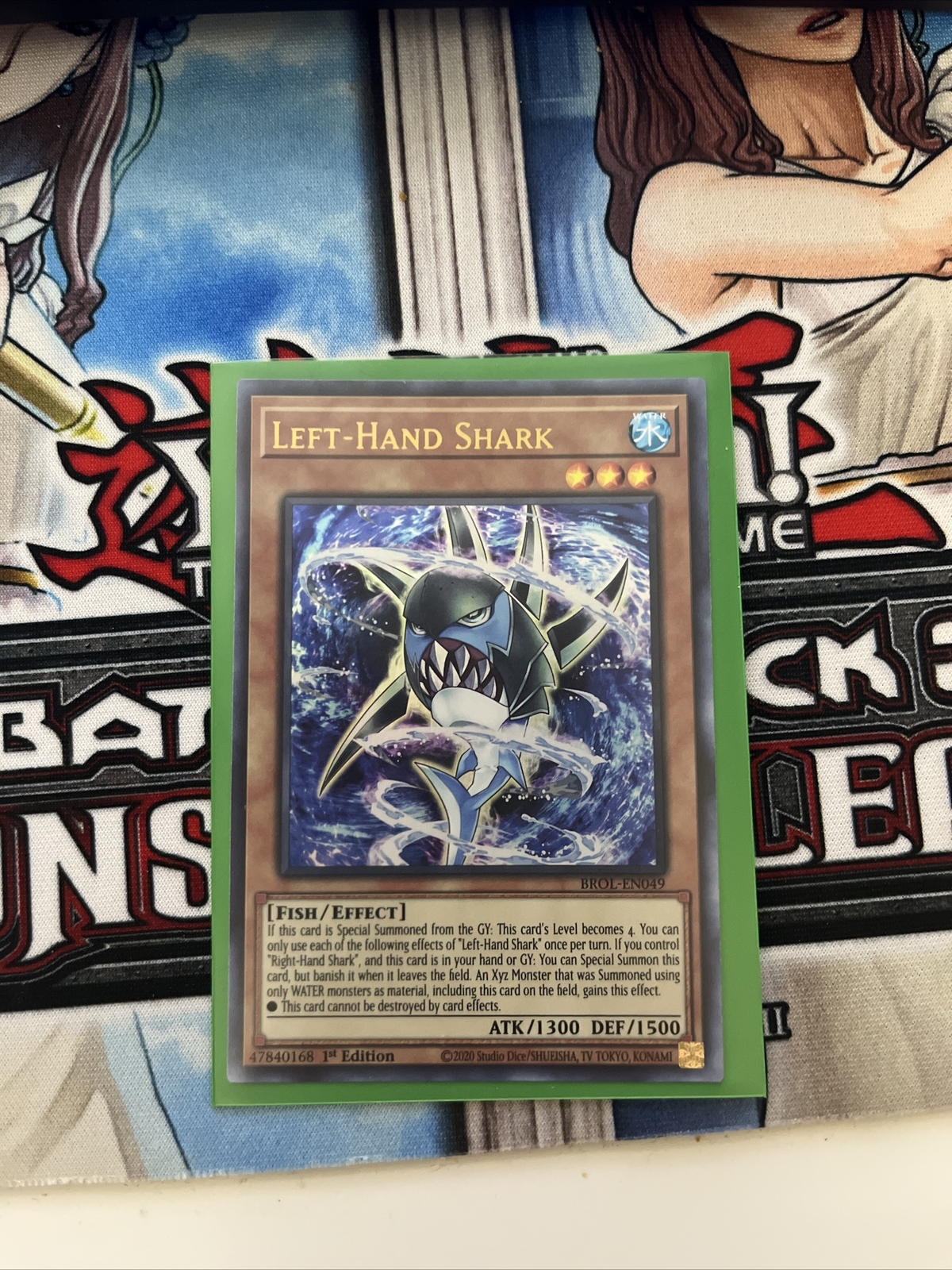 Yu-Gi-Oh! TCG Left-Hand Shark Brothers of Legend BROL-EN049 1st Edition ...