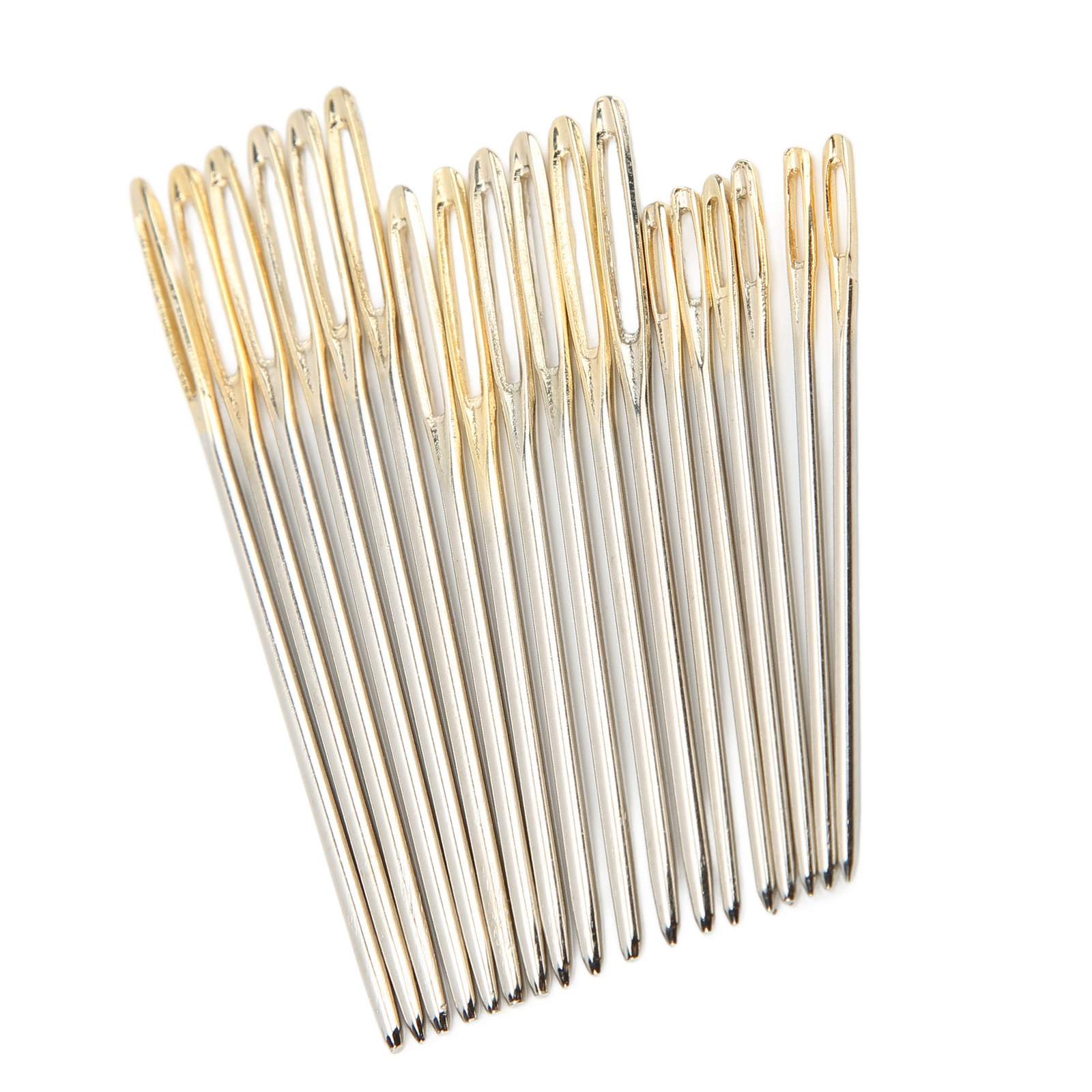 18Pcs Sewing Needles Large Eye Golden Stable Simple Operation Sewing ...