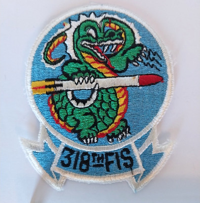 USAF Air Force 318th Fighter Interceptor Squadron FIS Dragon Military ...