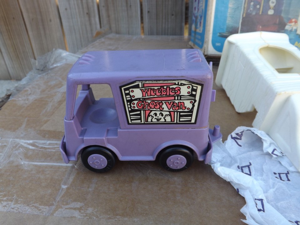 1976 Hasbro Weebles Haunted House/Box, Witch, Ghost/Van, Invisible Man ...