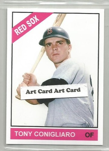 Tony Conigliaro Boston Red Sox 2022 Baseball Art Card | eBay