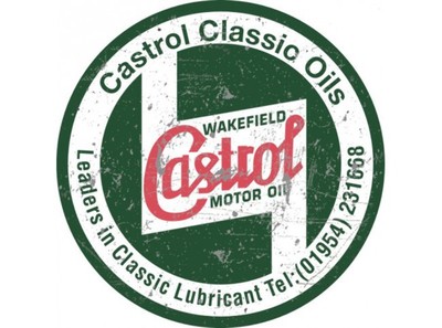 NEW Castrol Large Round tin metal sign | eBay Australia