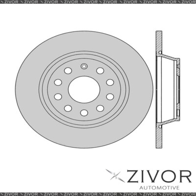 New PROTEX Rotor - Rear For SKODA YETI 5L 4D SUV AWD 2010-2016 #DR12897 ...