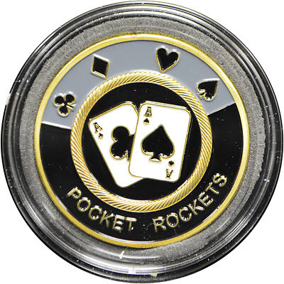 Casino Poker Table Poker Card Guard POCKET ROCKET Gold | eBay