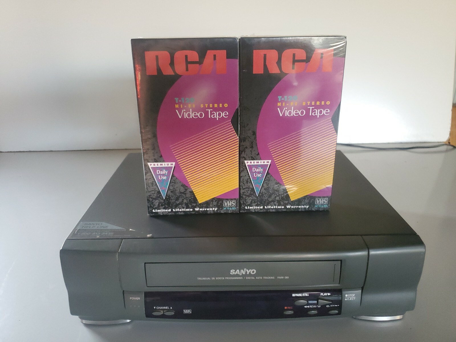 SANYO VWM-260 VCR VHS Player Recorder | eBay