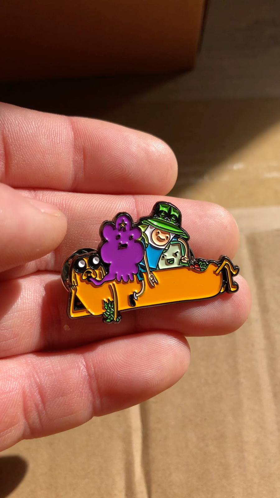 Steam Roller Jake Hat Pin, Adventure Time Weed Pin, Fin, LSP, BMO | eBay
