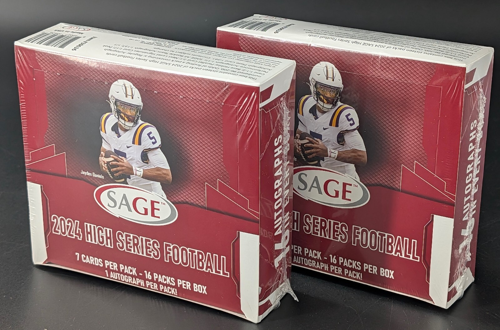 LOT of (2) 2024 High Series Football Trading Card HOBBY Boxes Sealed | eBay