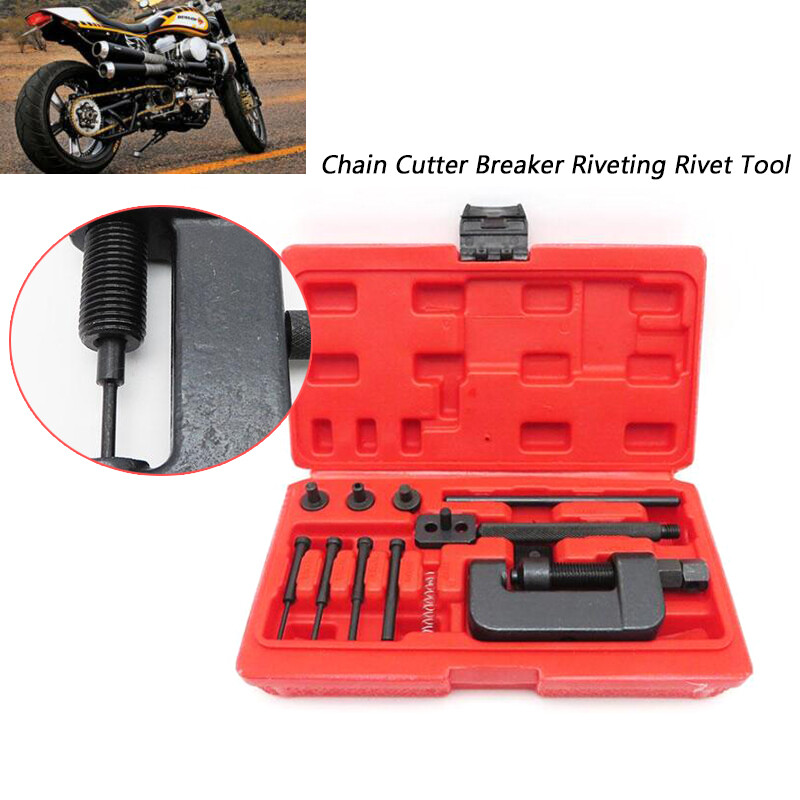 ATV/Bike/Motorcycle Chain Cutter Breaker Riveting Rivet Tool Set 420 ...