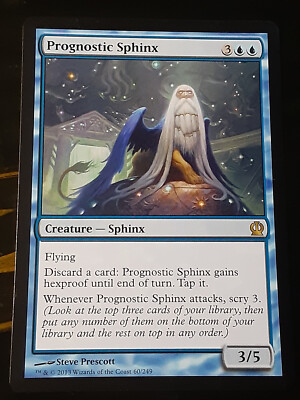 Prognostic Sphinx , Theros , Light play , MTG, FREE SHIPPING | eBay