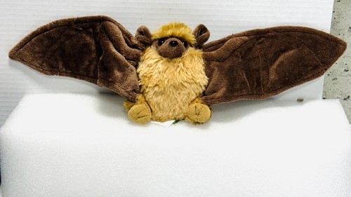 Wild Republic Brown Realstic Bat Plush 8” | eBay