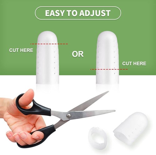 2 Pcs Gel Toe Protector Cover Caps Prevent Ingrown Toenail,Blisters ...