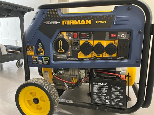 FIRMAN 9400/7500W Tri Fuel Generator (T07571) 840876175712 | eBay