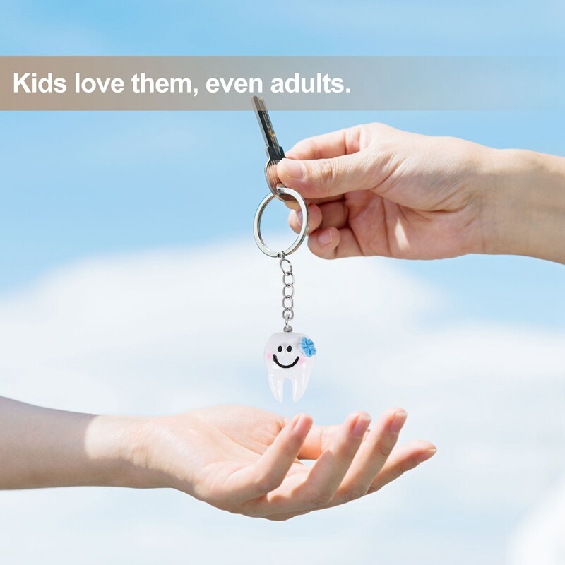 20 pcs Keychain Key Tooth Shape Cute Dental Gift Q7F32892 | eBay