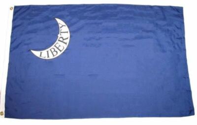 3x5 ft FORT MOULTRIE Flag LIBERTY in CRESCENT MOON South Carolina Print ...