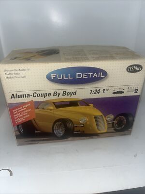 Testors 5302 1/24 Scale Aluma-Coupe by Boyd Plastic Model Kit Open Box ...