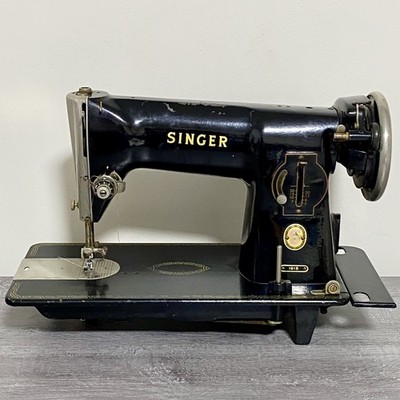Vintage Singer Sewing Machine 191b Black Sold As Seen Untested Rare ...